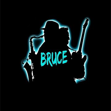 "Bruce Graphic " Sticker for Sale by beakey | Redbubble