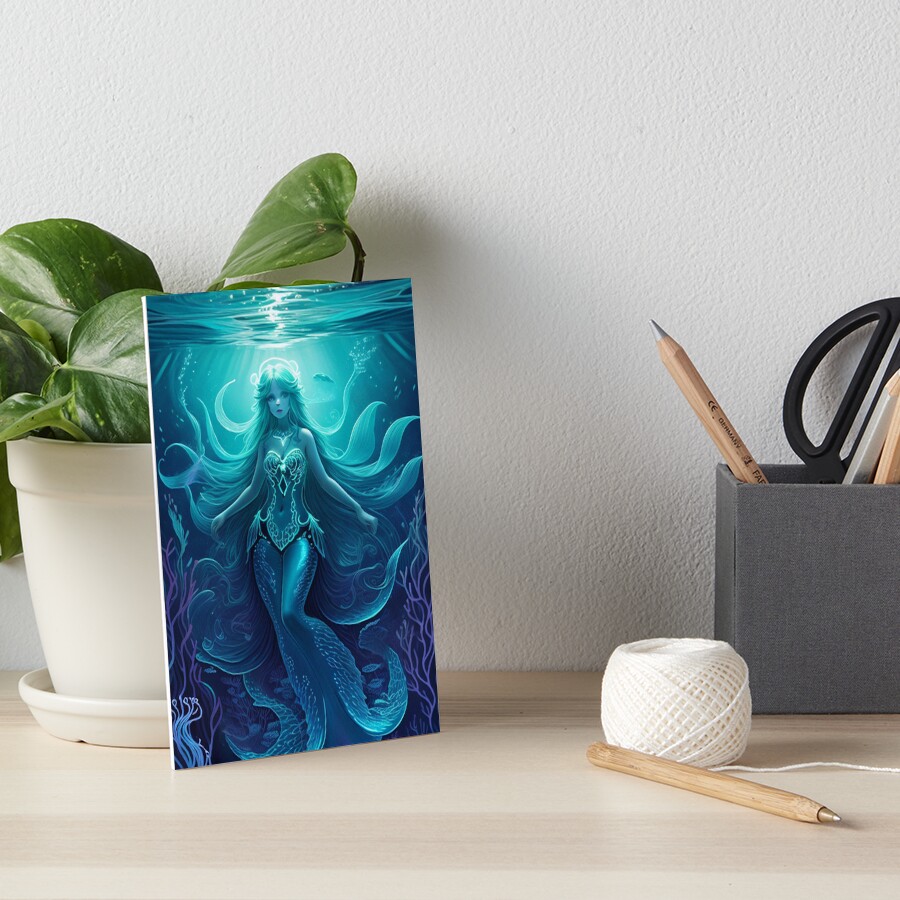 "Goddess Mermaid Fantasy Underworld Fish" Poster for Sale by ...