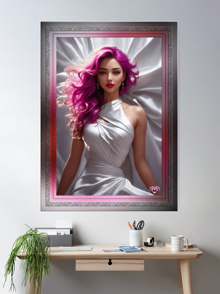 Portrait Of Selenia Athenia AI Concept Art by Xzendor7 - The Fuchsia ...