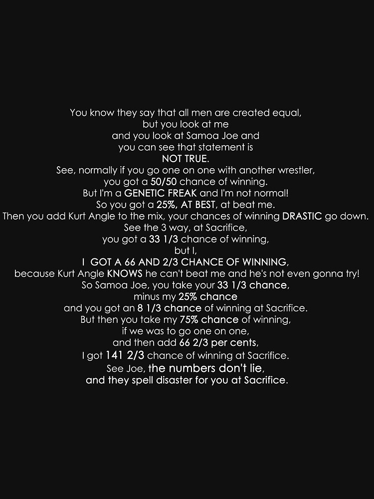 "Scott Steiner's Math Masterclass" Essential T-Shirt for Sale by Druan7 ...