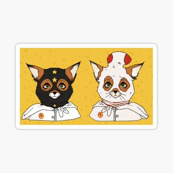 "Ash Fox’s Hats" Sticker for Sale by Zeke Parker | Redbubble