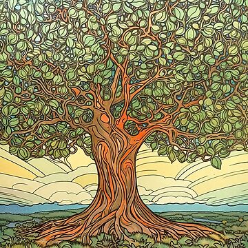 "Bay tree drawing" Sticker for Sale by ComicsFactory | Redbubble