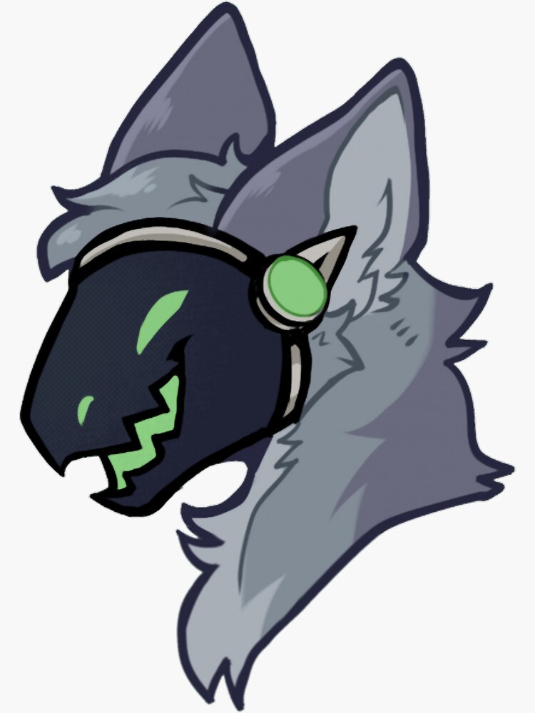"Happy Protogen" Sticker for Sale by EstherasOriana | Redbubble