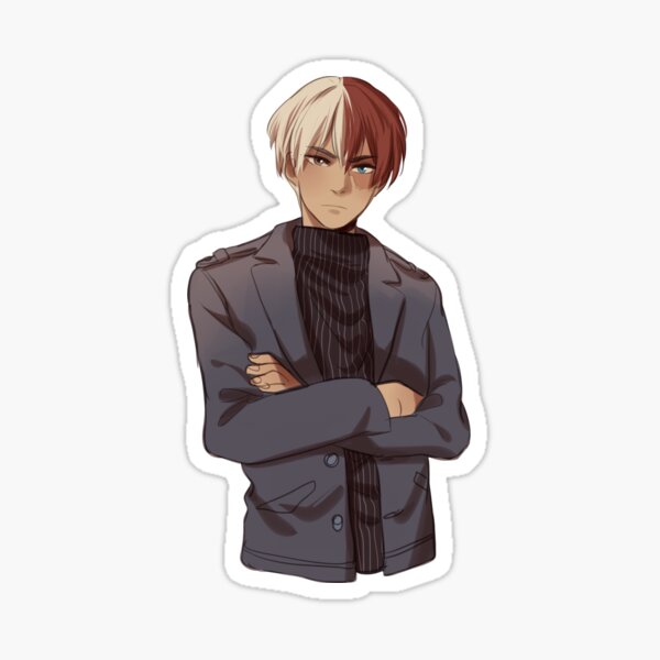 "Todoroki" Sticker for Sale by cookiecreation | Redbubble