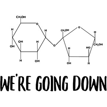"Sugar We’re Going Down" Sticker for Sale by bearethans | Redbubble