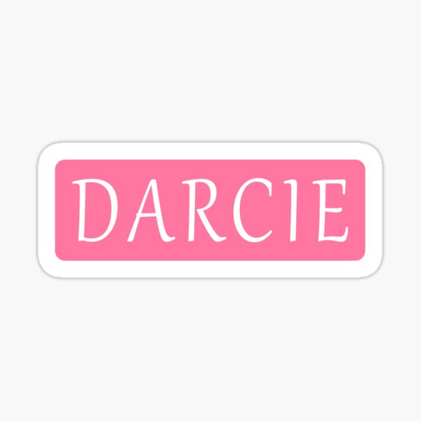 "Darcie Girls Name" Sticker for Sale by jeallan | Redbubble