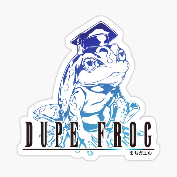 "Dupe Frog in Final Fantasy Style " Sticker for Sale by MialaDagohoy ...