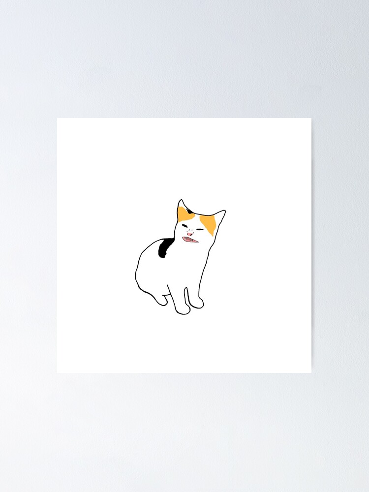 "Angry Banana Cat" Poster for Sale by Wbarber88 | Redbubble