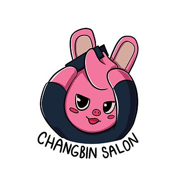 "STRAY KIDS (skzoo) Changbin Salon Stray Kids Sticker" Sticker for Sale ...