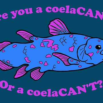 "Coelacanth" Sticker for Sale by sharkbait83 | Redbubble