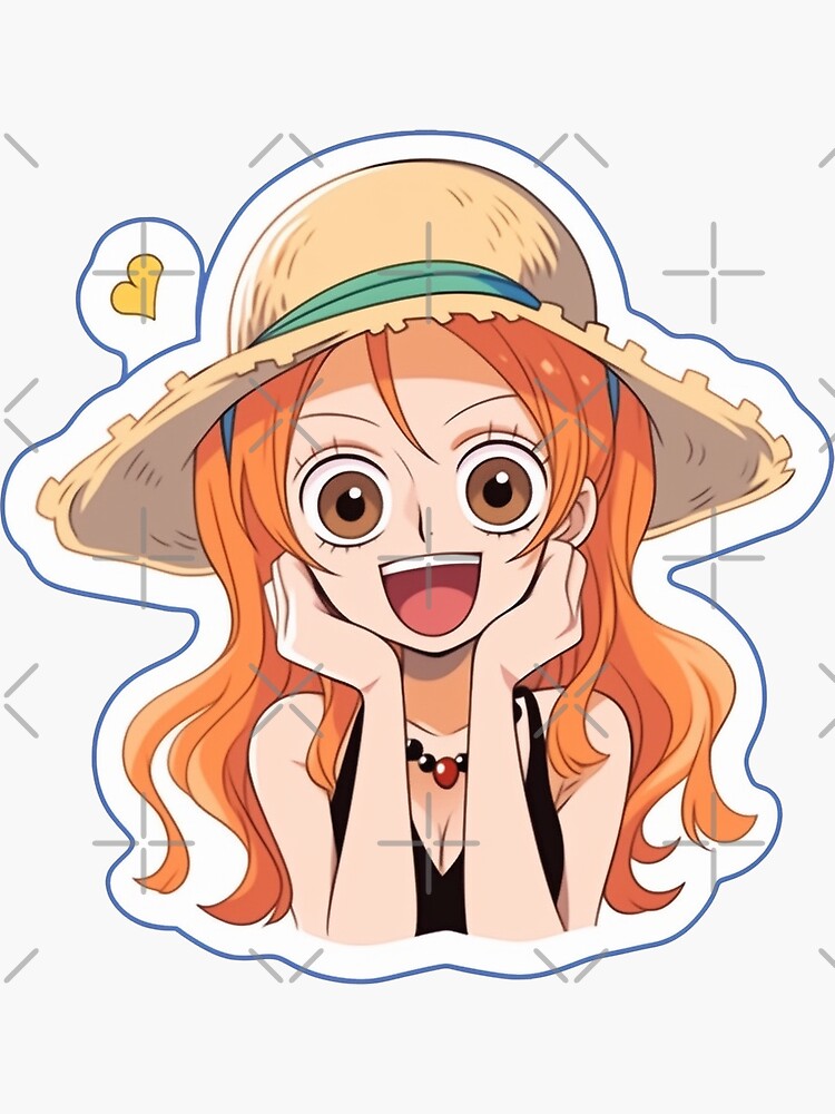"Cute Nami" Sticker for Sale by SchellStation | Redbubble