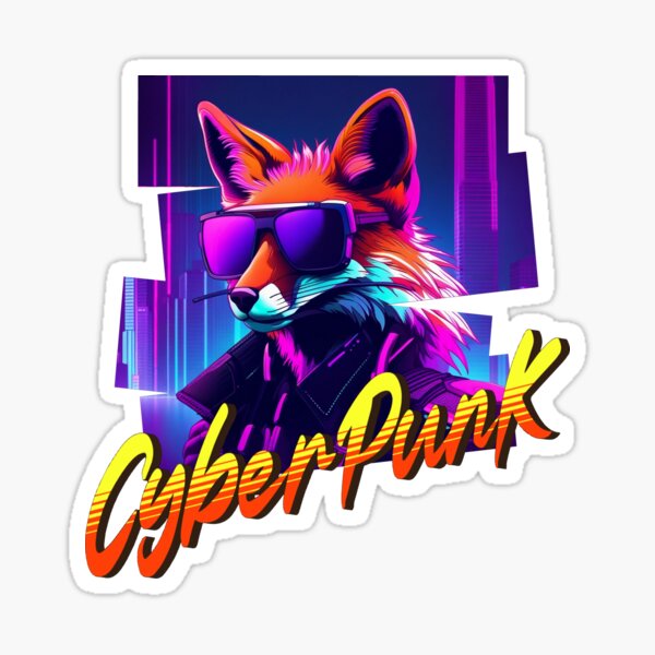 "Cyberpunk fox cool and futuristic science fiction animal ...
