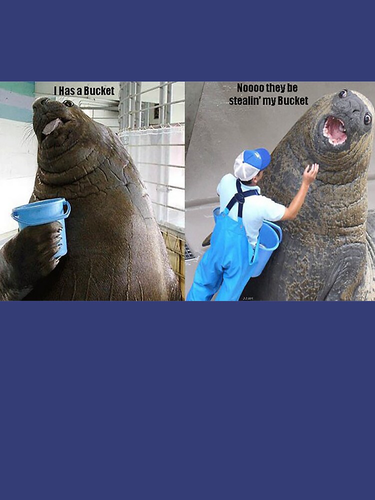 "LOLrus: I has a bucket. Nooooo, they be stealin my bucket! " T-shirt ...