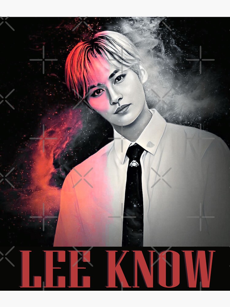 "Stray Kids Red Galaxy Lee Know" Sticker for Sale by LiveKpop | Redbubble
