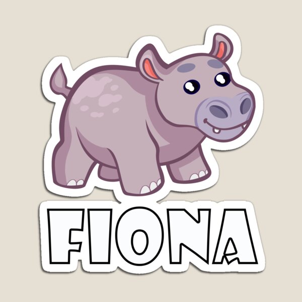 Fiona The Hippo Magnets | Redbubble
