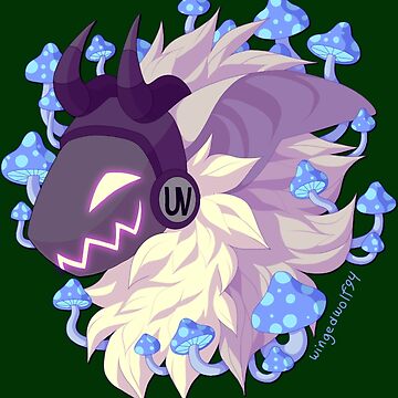 "Protogen Mushrooms" Sticker for Sale by UlanninLatifah | Redbubble