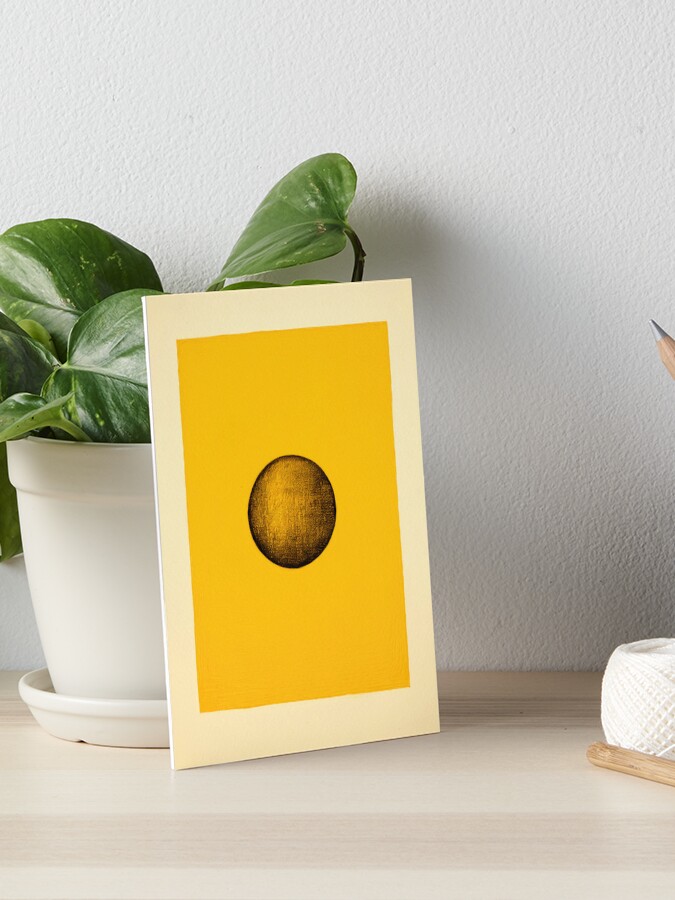 "Abstract Coin Art Print Gold and Yellow Vintage Poster - Good for ...