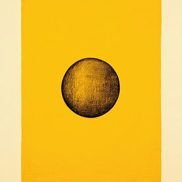 "Abstract Coin Art Print Gold and Yellow Vintage Poster - Good for ...