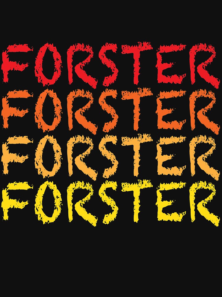 "Forster Gift T-Shirt" T-shirt for Sale by Boogshirt | Redbubble ...