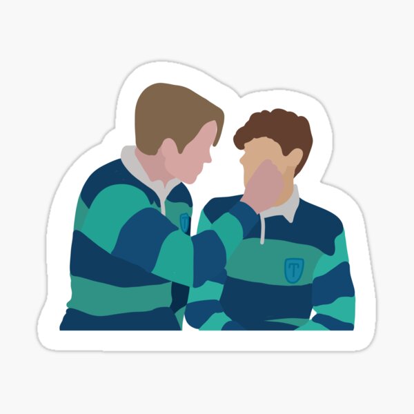 "Heartstopper Nick & Charlie After the Rugby Match" Sticker for Sale by ...