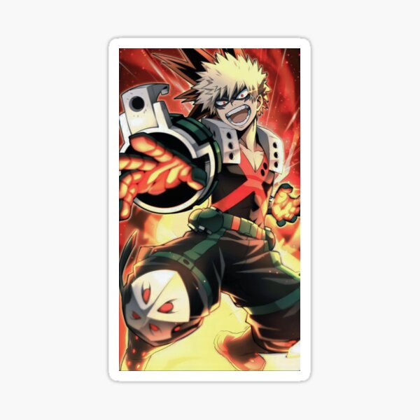 "Bakugo " Sticker for Sale by Yoichii | Redbubble