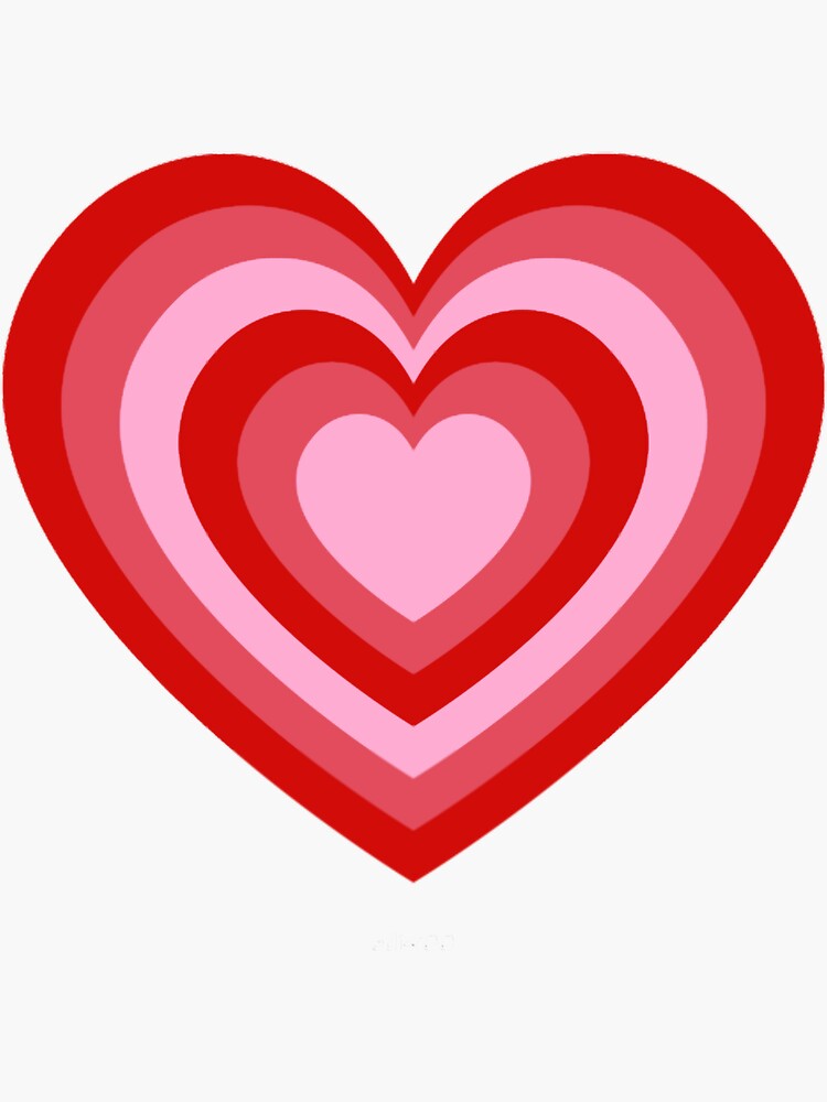 "Powerpuff Girls Heart " Sticker for Sale by GiozFabric | Redbubble