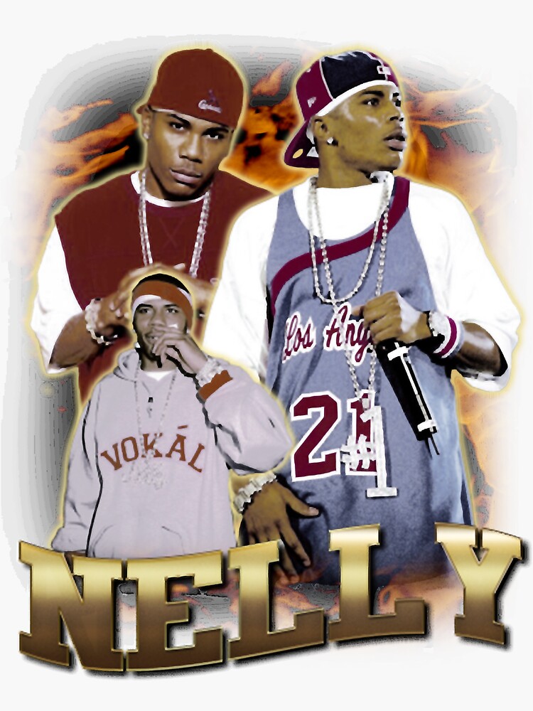 "Nelly " Sticker for Sale by MyrickBridgette | Redbubble