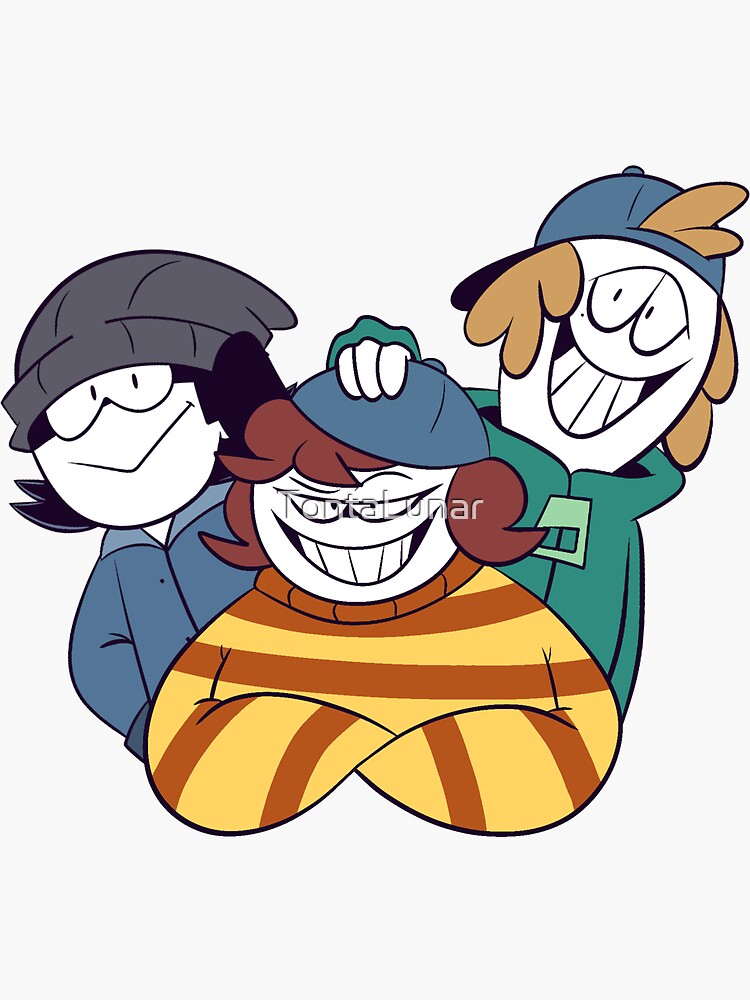 "The Hatzgang" Sticker for Sale by TontaLunar | Redbubble