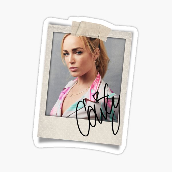 "Caity Lotz autograph" Sticker for Sale by october-lady | Redbubble