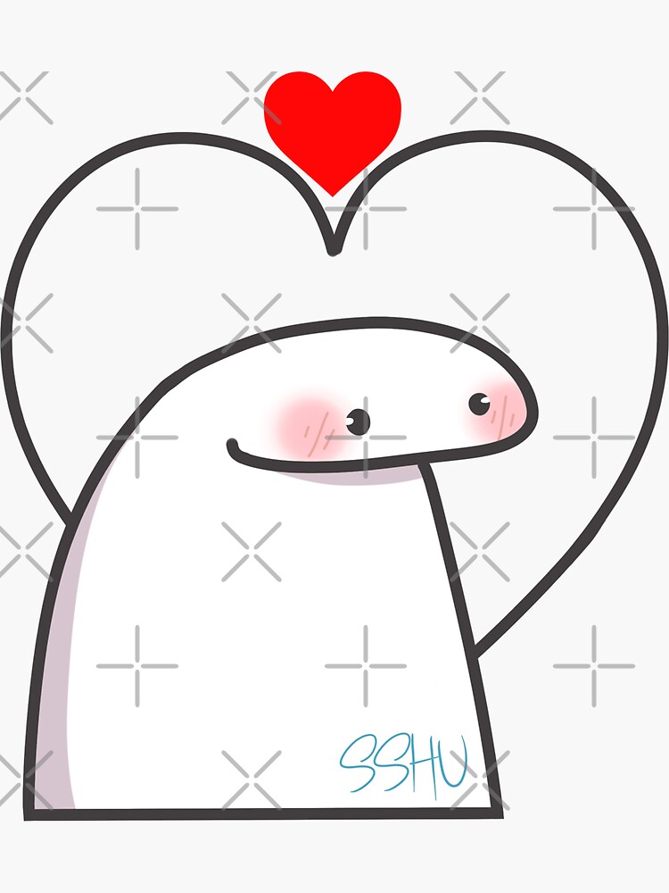 "In love Flork" Sticker by SshuDraws | Redbubble