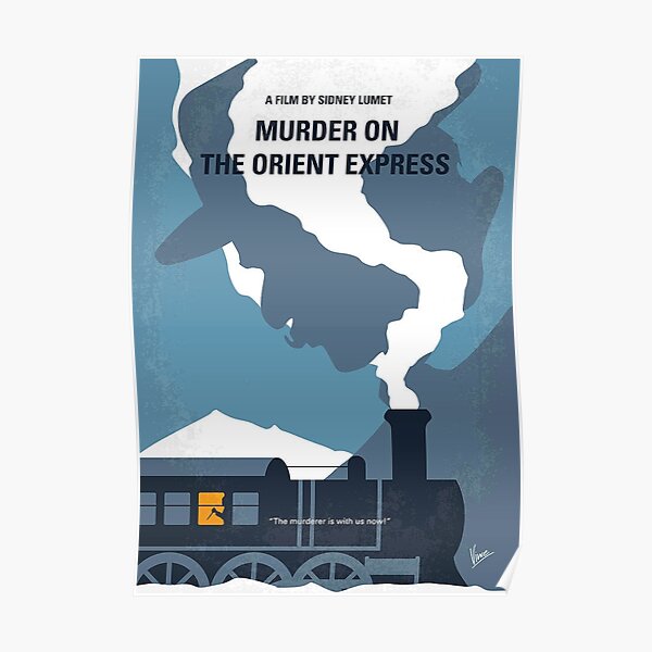 "Murder on the Orient Express " Poster for Sale by tophermorri | Redbubble