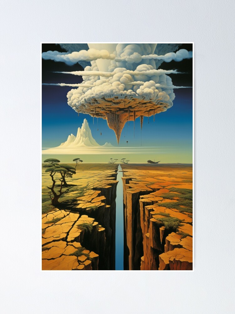 "Salvador Dali Landscape Poster, House Dali Poster, Salvador dali ...