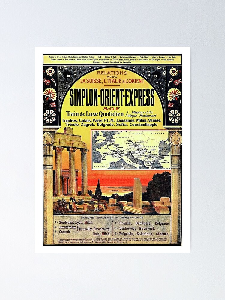 "Simplon - Orient Express " Poster for Sale by youngtiffan | Redbubble