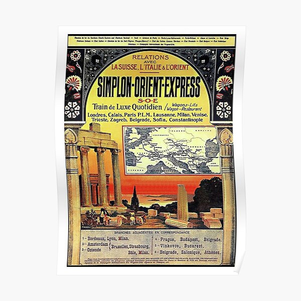 "Simplon - Orient Express " Poster for Sale by youngtiffan | Redbubble