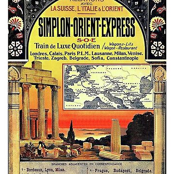 "Simplon - Orient Express " Poster for Sale by youngtiffan | Redbubble