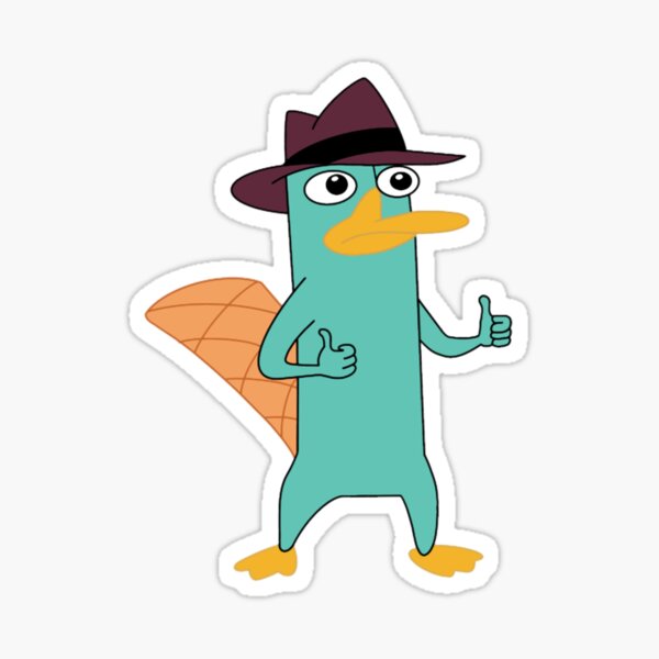 "Agent P" Sticker for Sale by totumac9 | Redbubble