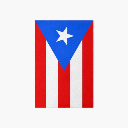 "Puerto Rico Flag Vertical" Art Board Print for Sale by KZiegman ...