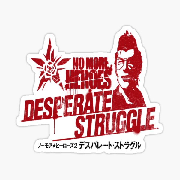 "No More Heroes " Sticker for Sale by Saizeen | Redbubble