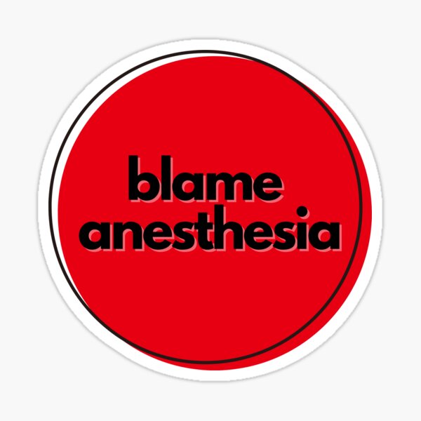 Anesthesia Merch & Gifts for Sale | Redbubble