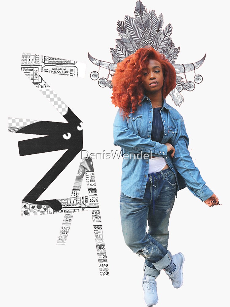 "SZA" Sticker by DenisWendel | Redbubble