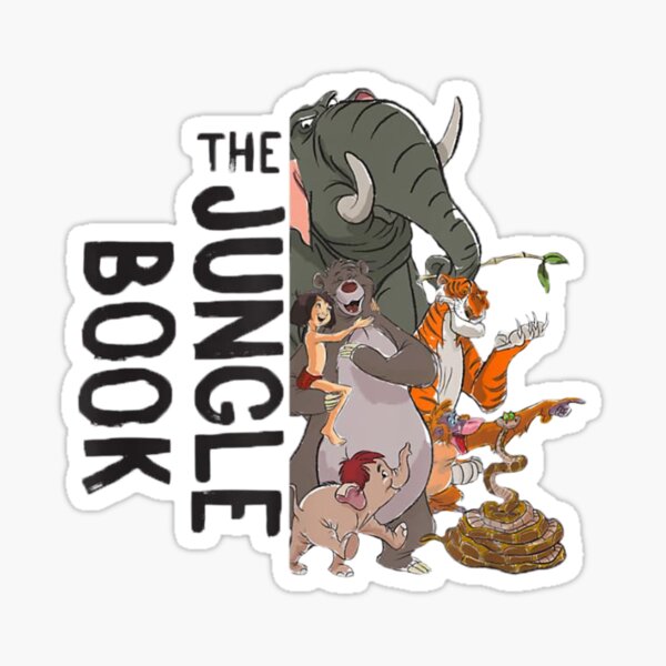 "The Jungle Book" Sticker for Sale by Designer-Ay | Redbubble