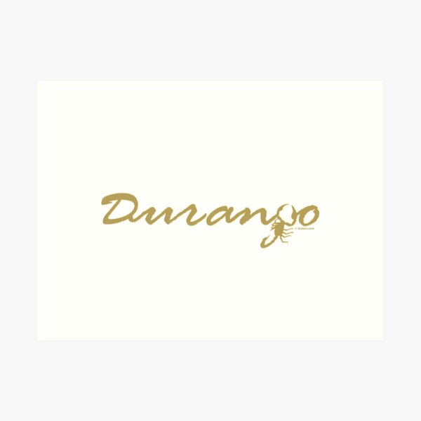 "Durango Alacran Mexico - Durango Scorpion Mexico" Art Print by xulyer ...