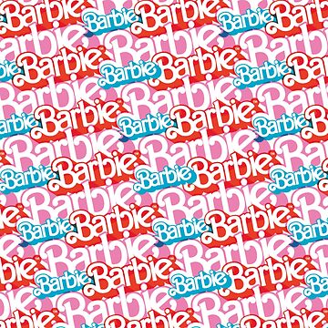 "Colorful Barbie Logo Collage" Sticker for Sale by Boy From North ...