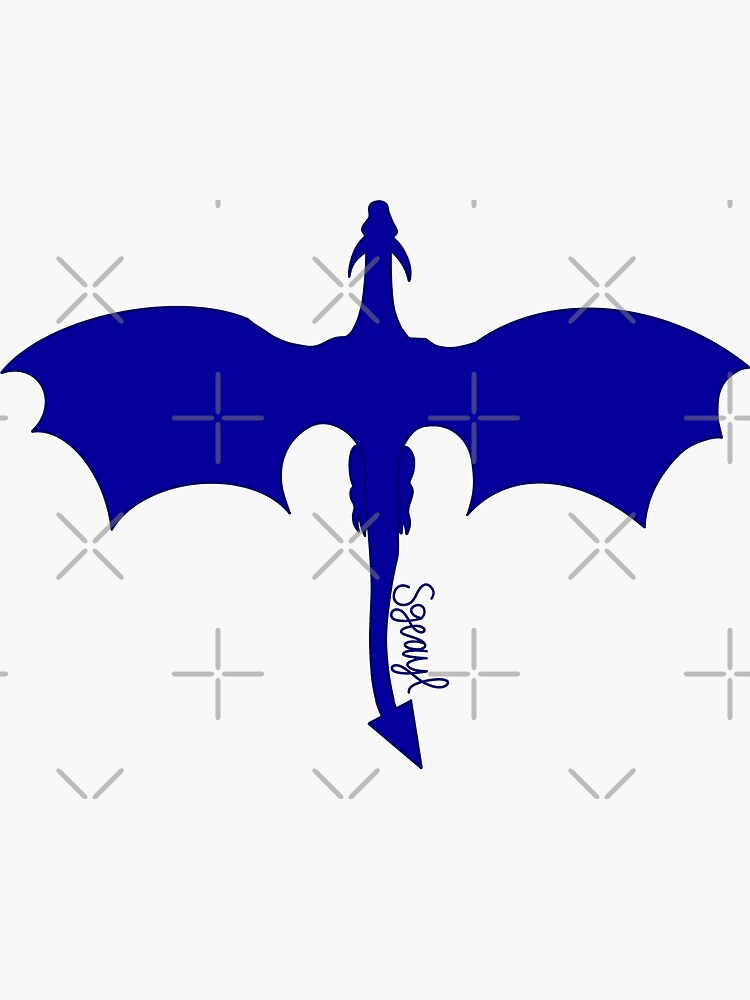 "Fourth Wing - Sgaeyl" Sticker for Sale by alybarrett | Redbubble