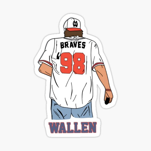 "Morgan Wallen Wallen 98 Braves Wallen Retro Vintage 98 Braves Country ...