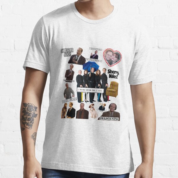 "Frasier" T-shirt for Sale by aluap106 | Redbubble | collage t-shirts ...