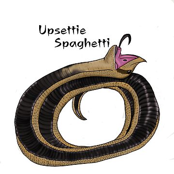 "Upsettie Spaghetti Hognose snake " Sticker for Sale by Soulshinecc ...