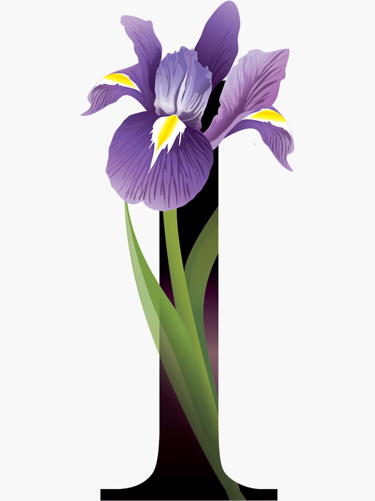 "Letter I" Sticker for Sale by shinevideo | Redbubble