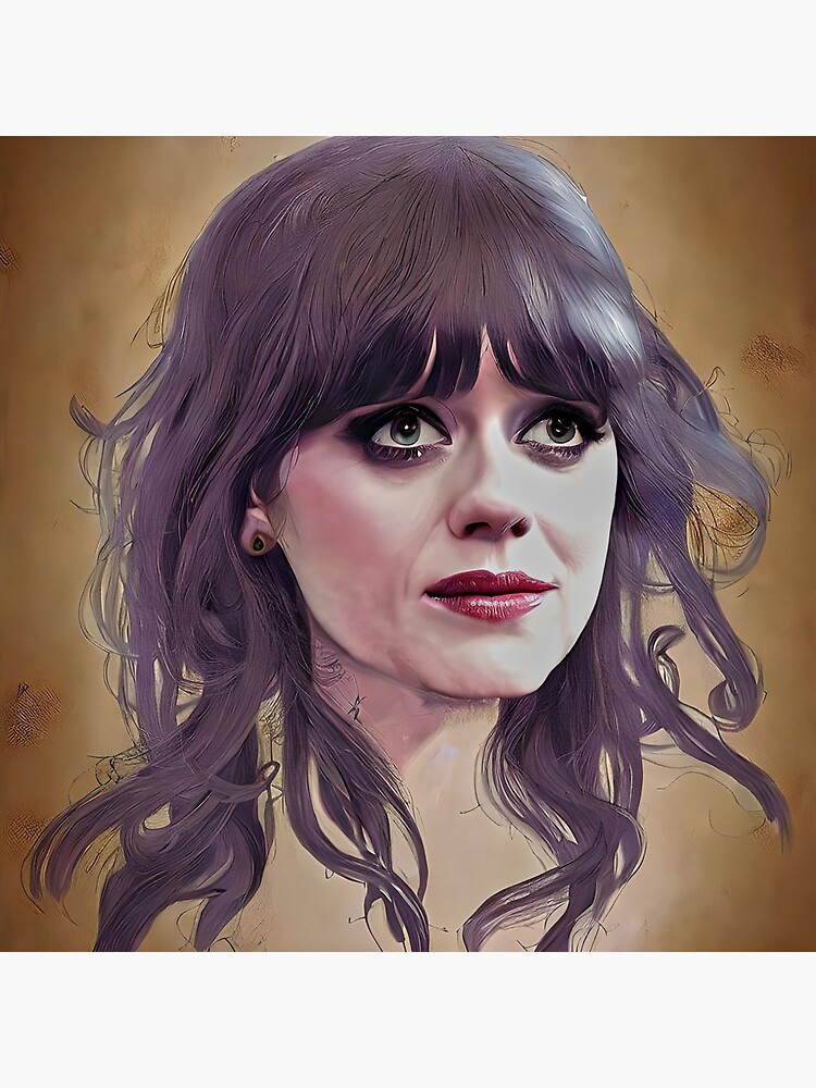 "I like Zooey Deschanel " Sticker for Sale by bogfl | Redbubble