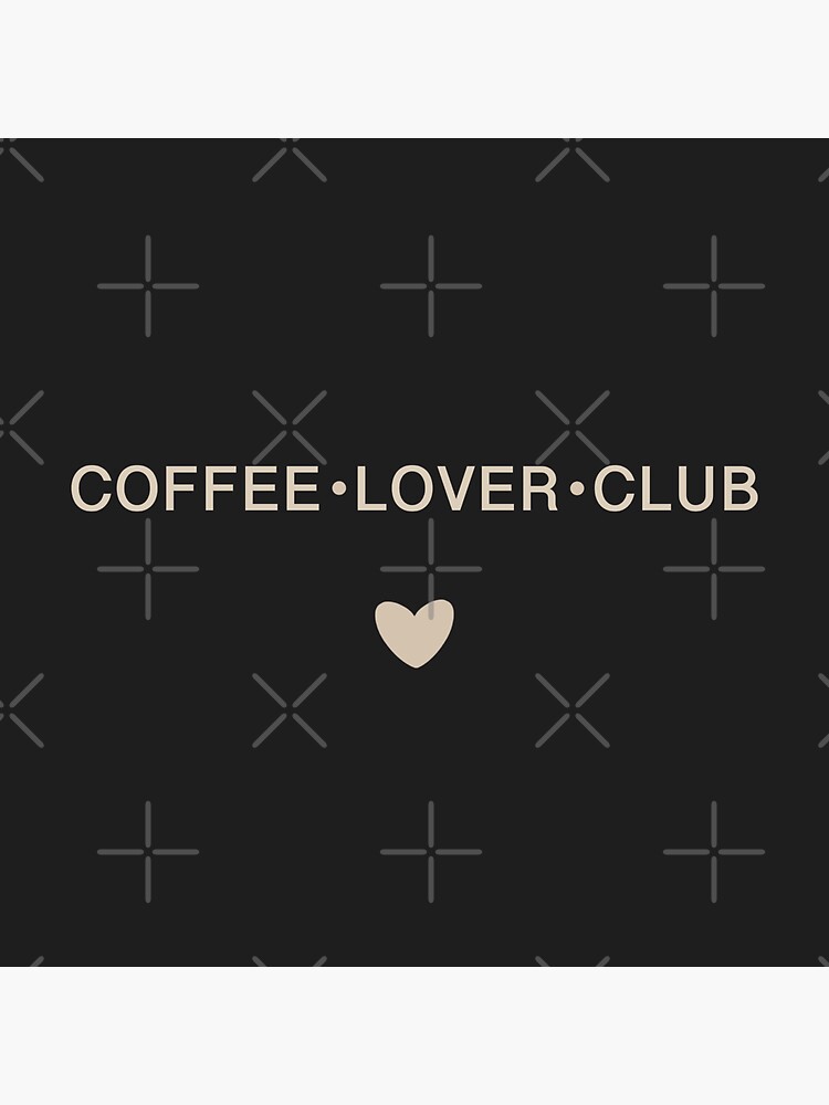 "Coffee - Lover - Club" Stickerundefined by Diebuchmoewe | Redbubble